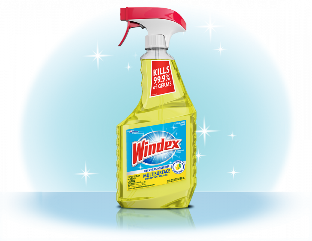 Windex Multi-Surface Antibacterial Disinfectant Cleaner – Citrus / 32 ...